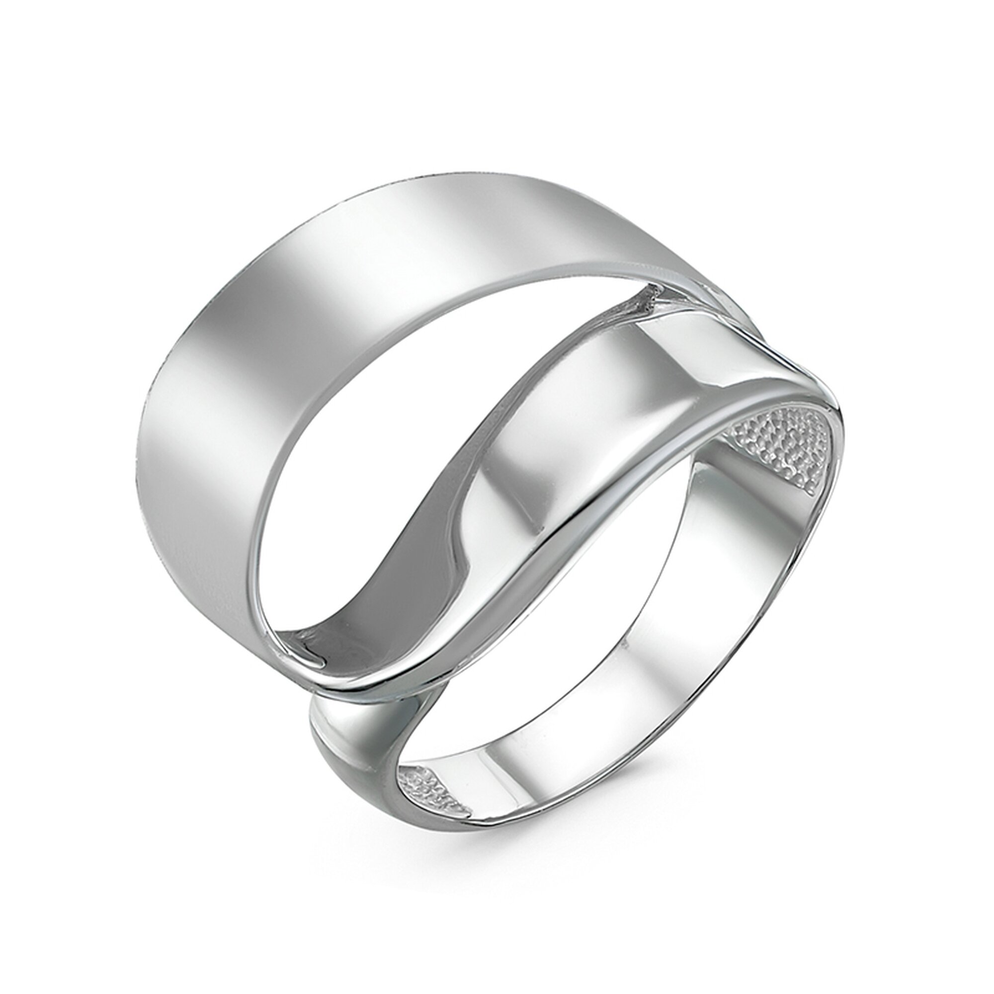 Кольцо, серебро, 925 проба, родирование