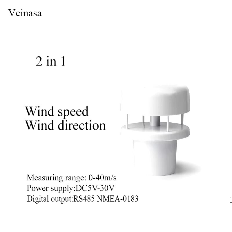 Анемометр Veinasa 2 в 1, RS485-0183, Mini-C2H