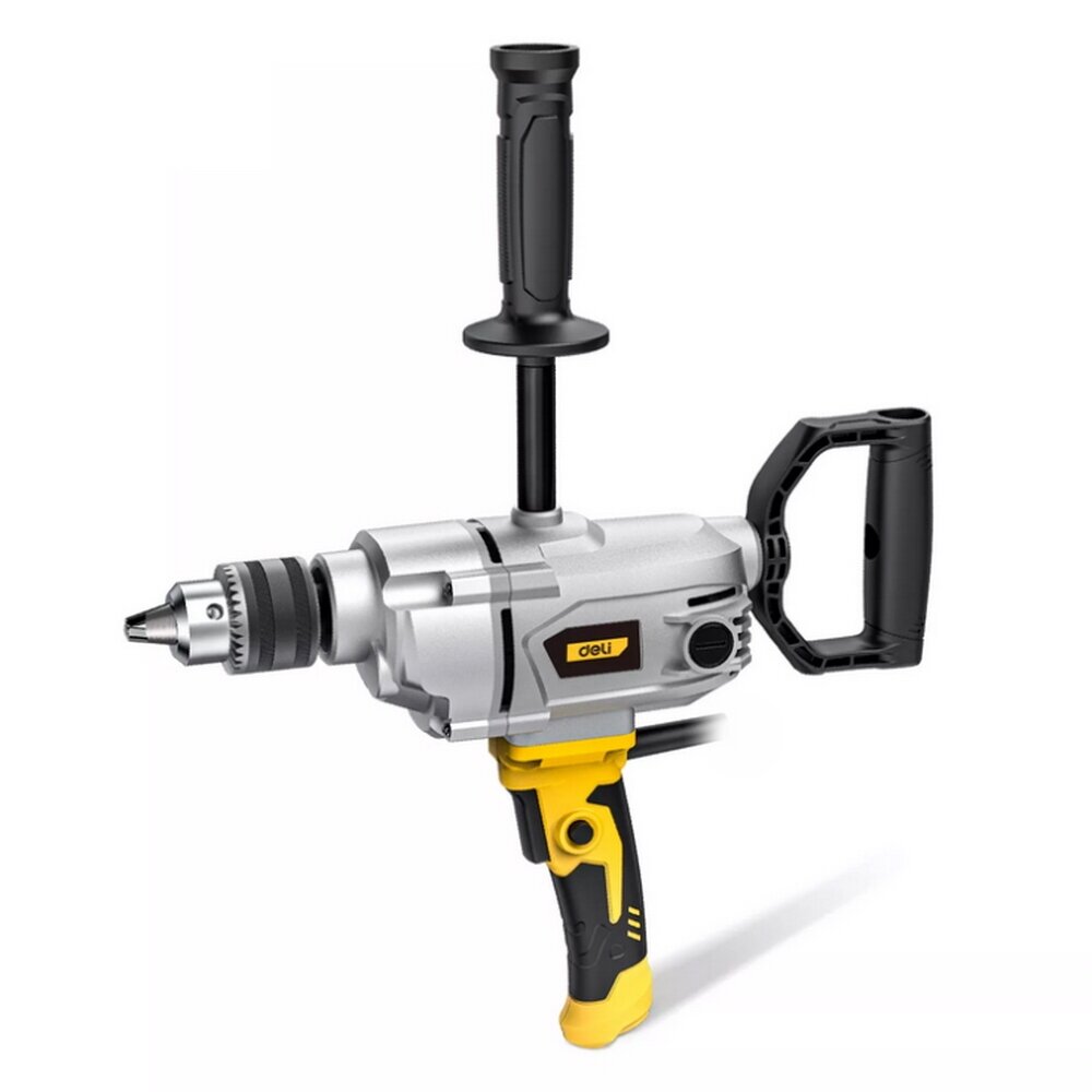 Дрель-шуруповерт сетевая Deli Дрель-миксер электрическая Deli DL-DZ16-E1 (1200Вт, картон) уц-2-2