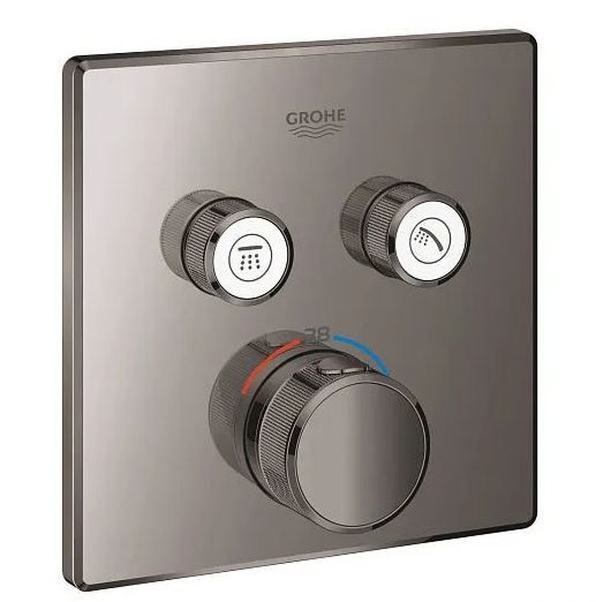 Термостат Grohe SmartControl 29124A00, для встраиваемого монтажа, 2 выхода, хромированная поверхность