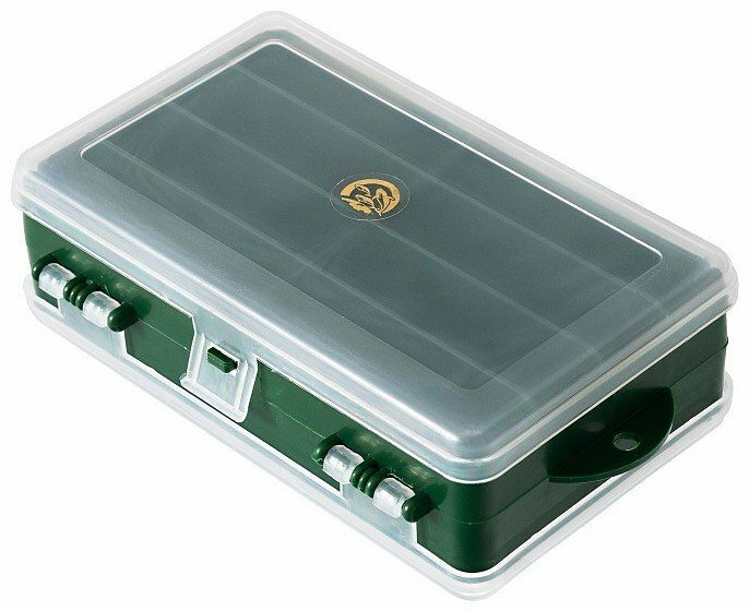 Три Кита ТК-23 рыболовная коробочка двухъярусная 5+4 отделения 154x97x46 мм компактная