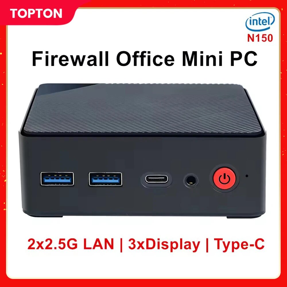 Мини-ПК Topton M5 2M Intel N150 No Ram No Storage, ЕС