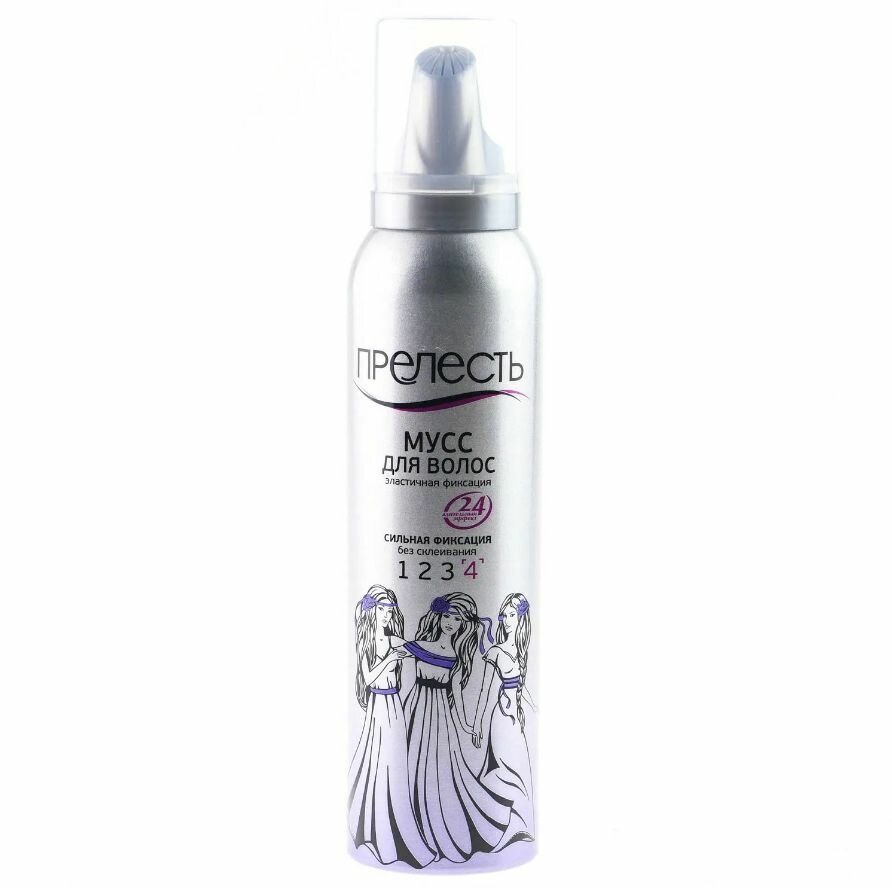 Мусс для волос Прелесть сильной фиксации 160 мл