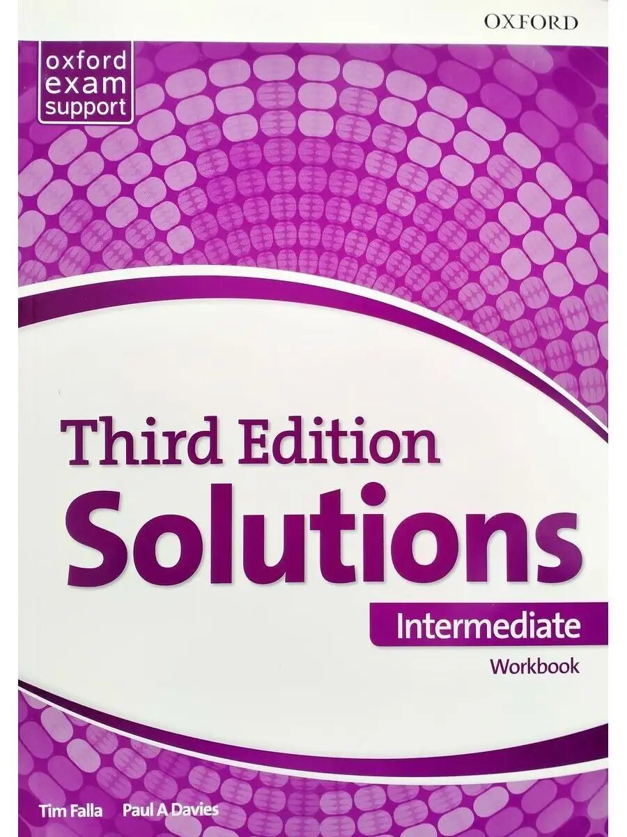 Рабочая тетрадь Solution Intermediate (Third Edition) Workbook