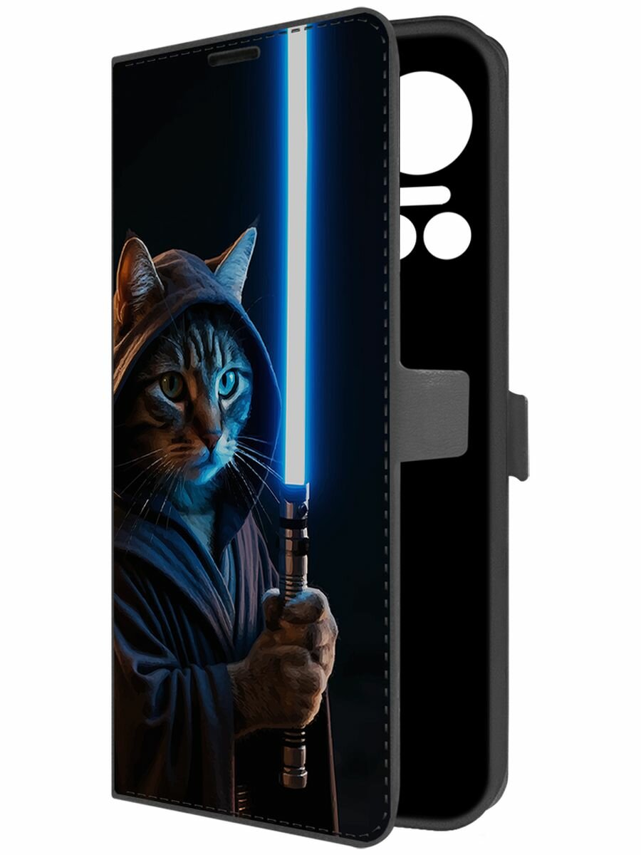 Чехол-книжка Krutoff Eco Book для ITEL S18 Оби-Ван Котоби (черный)