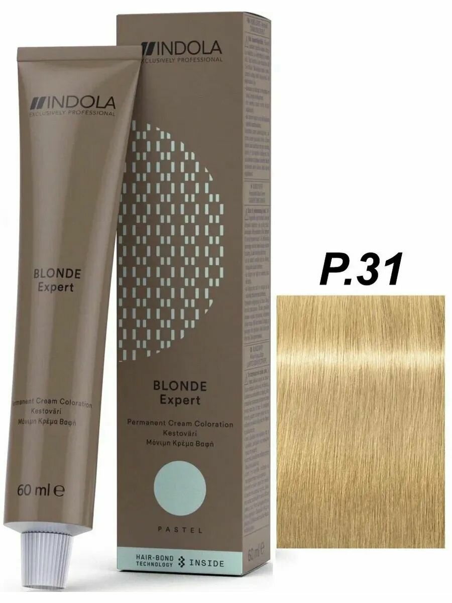 P.31 Краска для волос Indola Blonde Expert Pastel, 60мл