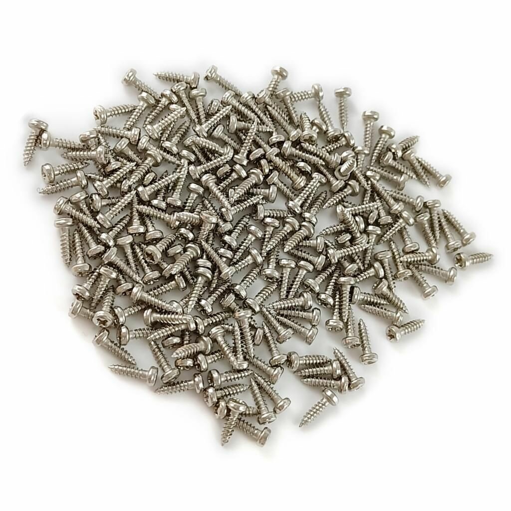 1 комплект из 100 шт, шурупы для крепления струн электрогитары-серебристый