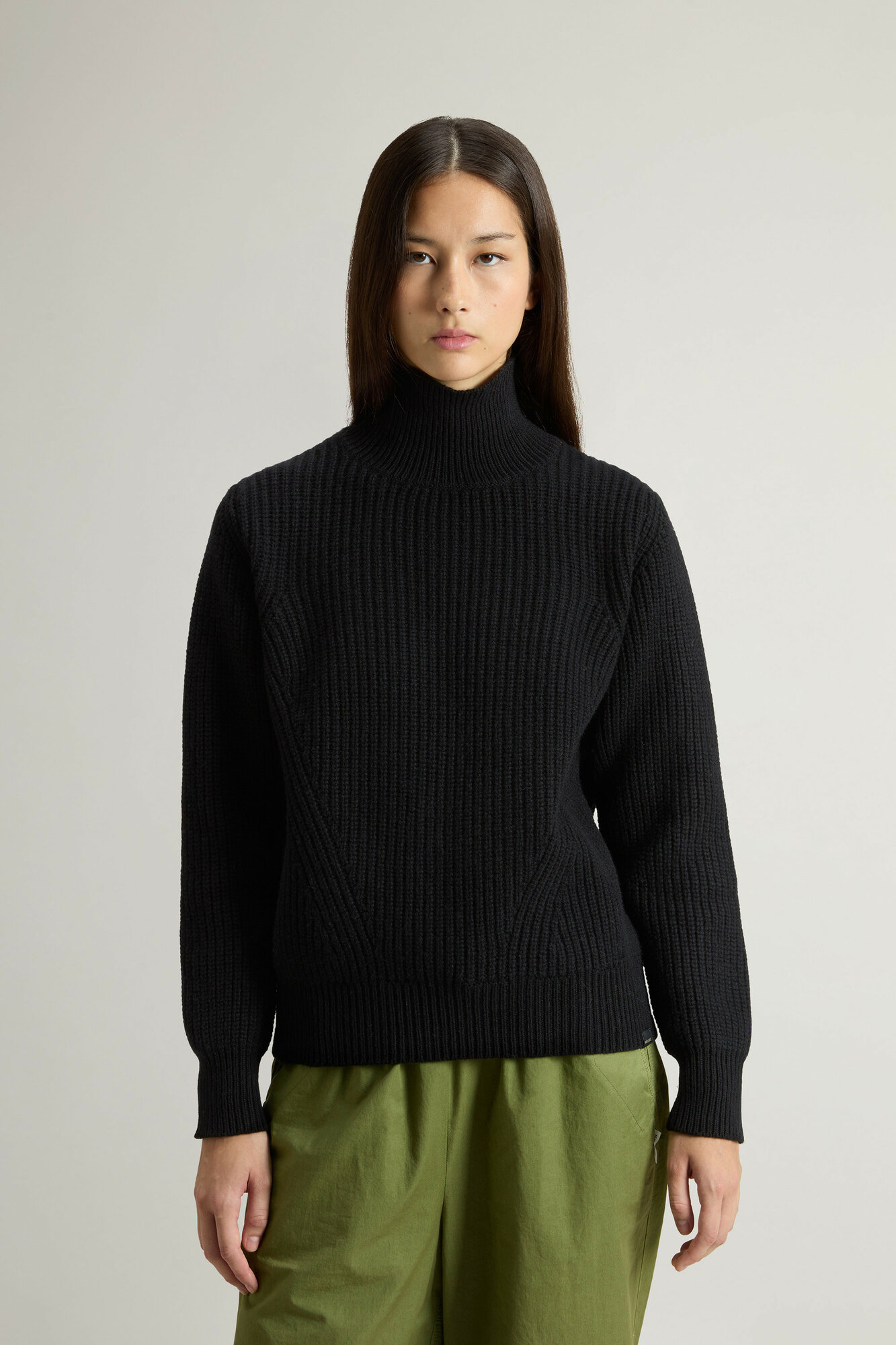 Джемпер Woolrich, размер L, черный, Черный