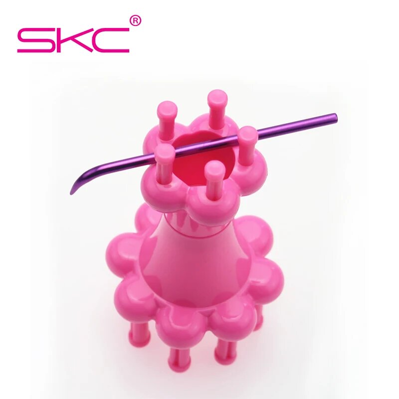 SKC набор вязальщиц из французского пластика с крючками, инструменты для рукоделия, крючок для вязания крючком с двойной головкой, французская пряжа, шерстяная веревка, вязаный вязальный станок