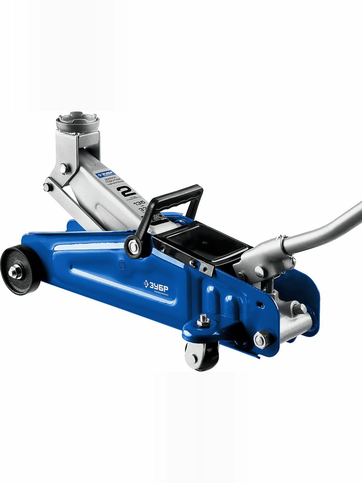 ЗУБР 2т, 135-330 мм, домкрат гидравлический подкатной T30 43053-2 Профессионал