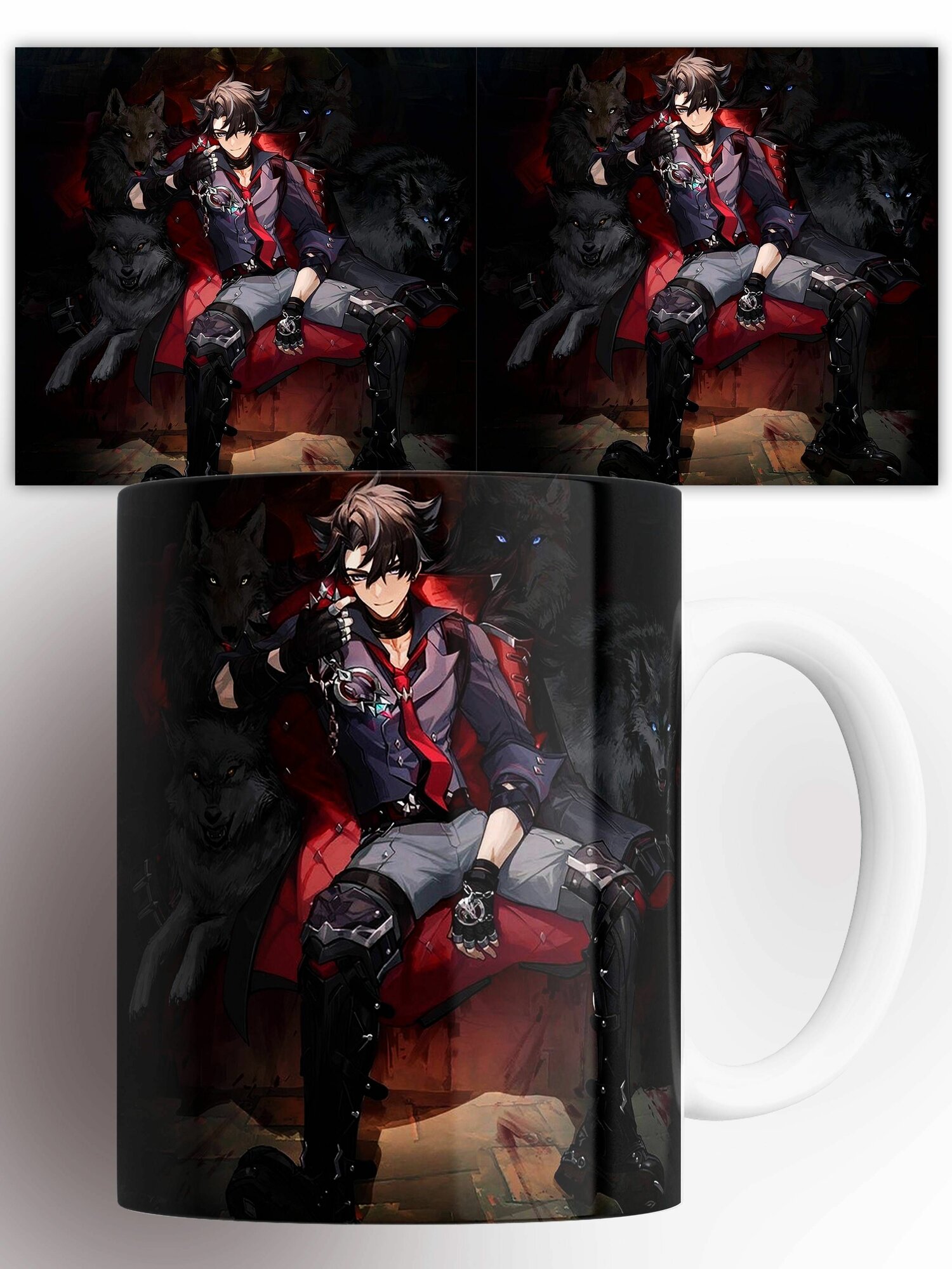 Кружка Геншин Импакт Genshin Impact Ризли 330мл