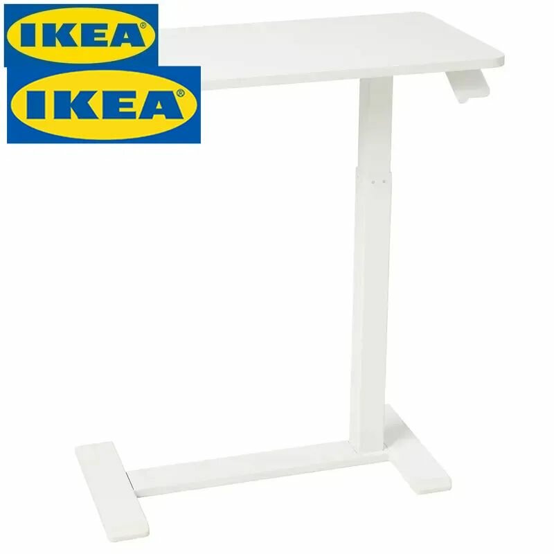 Стол для ноутбука болсидан икеа / BOLLSIDAN IKEA, коричневый орех/черный