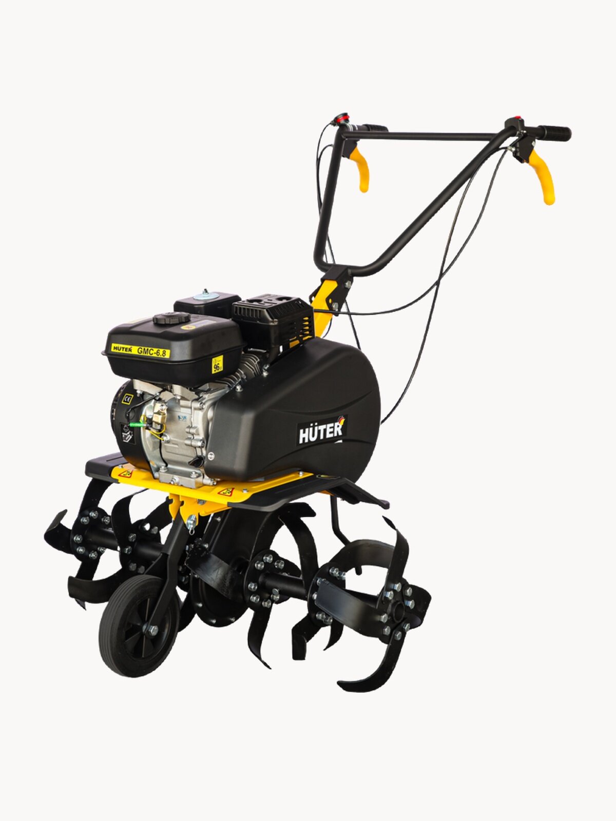 HUTER GMC-6.8, 6.8 л. с, четырехтактный, бензин, бак – 3.6 л, ширина – 90 см