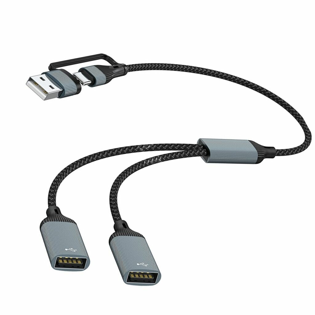 USB-адаптер typec extender splitter-два в одном-один двух