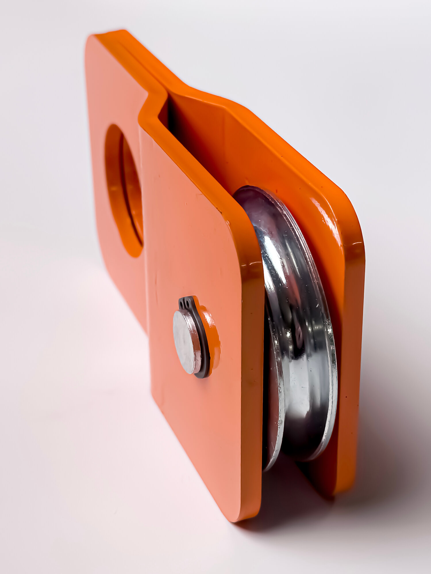 Блок полиспаст гибман на 1 тонну с канавкой для троса до 10 мм