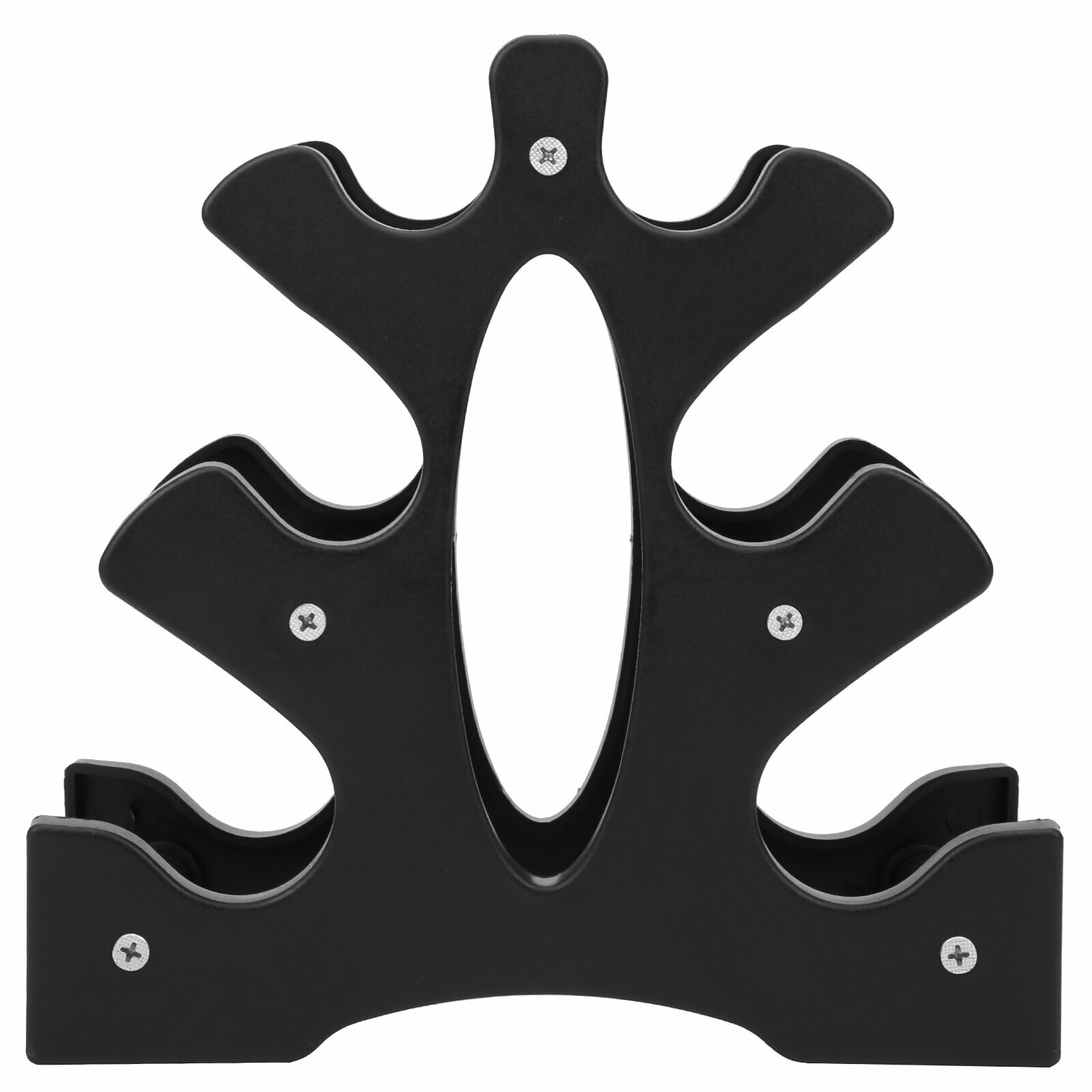 Многоуровневая стойка для гантелей в виде дерева, органайзер для домашнего тренажерного зала, 3 уровня