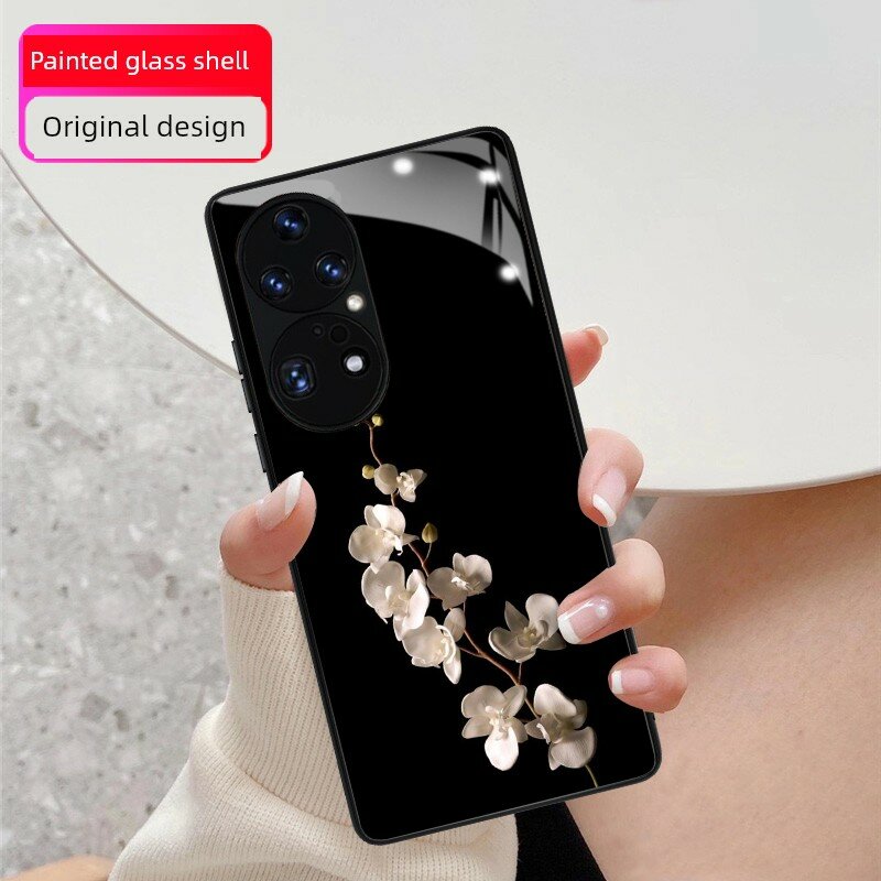 Мягкий силиконовый чехол для Huawei P50 - Черный, полная защита, ударопрочный, премиальное качество