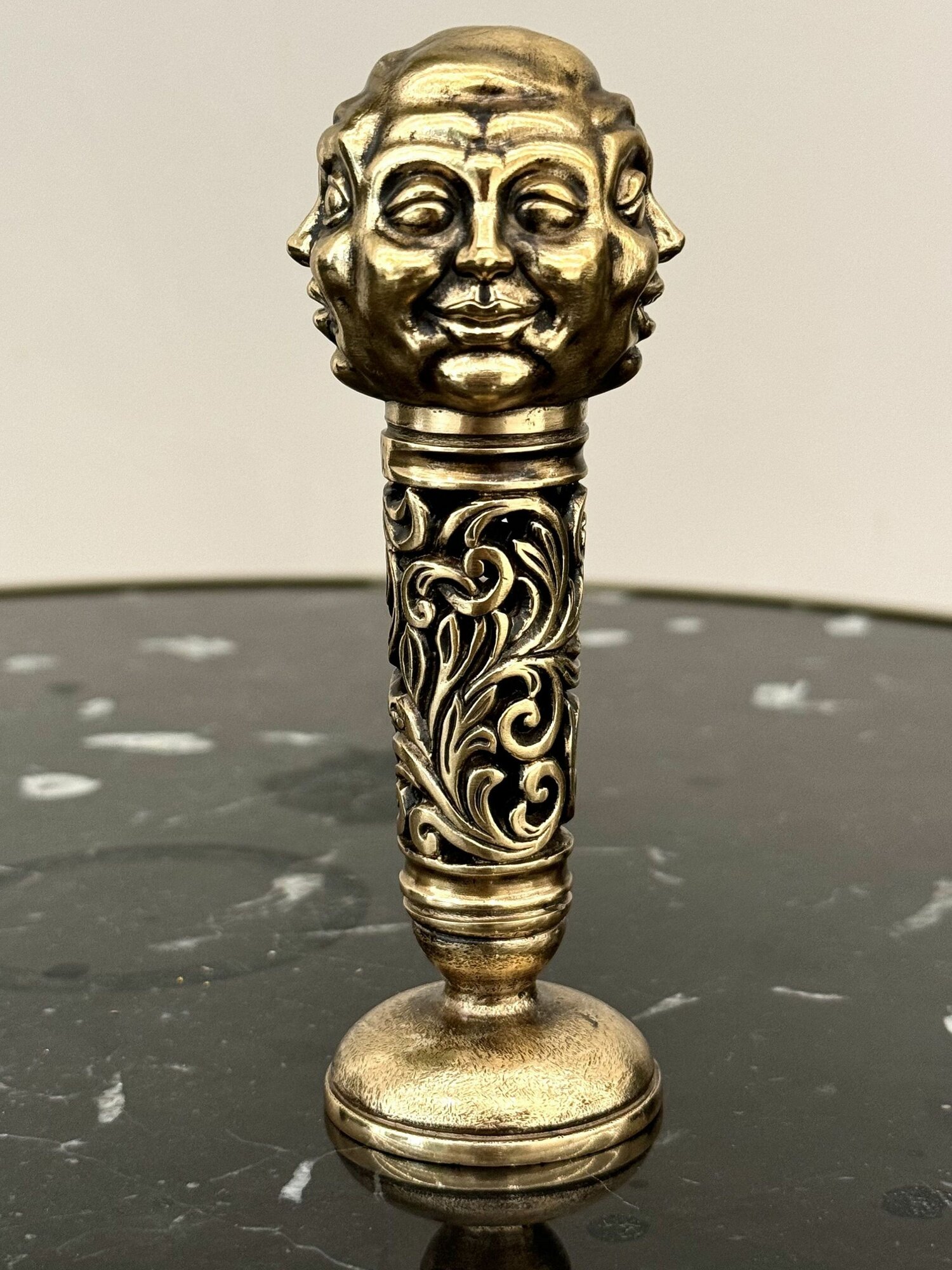 Статуэтка 4 настроения для интерьера и декора, сувенир фигура бронзовое литье