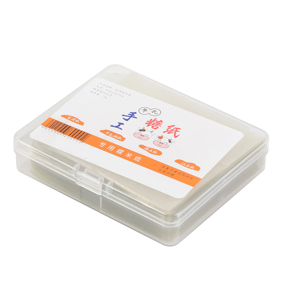 500 шт. бумаги для упаковки конфет ручной работы из съедобной рисовой вафельной бумаги с нугой