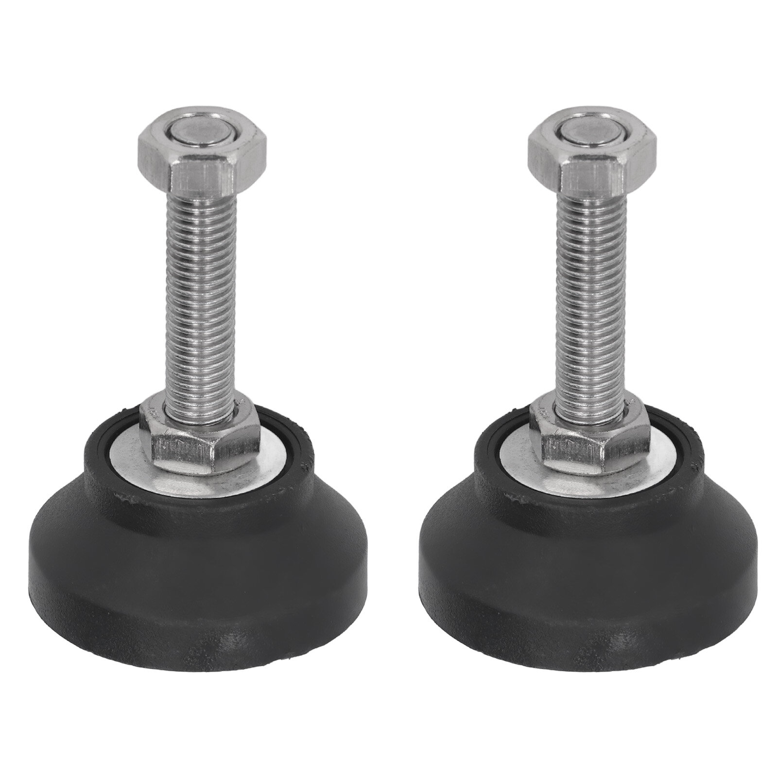 2 шт. Регулируемые опоры для ножек мебели с подшипником 90 кг, фиксатор, винт для выравнивания.