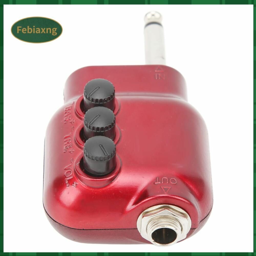 Мини предусилитель гитары, идеален для акустических инструментов, компактный и прочный