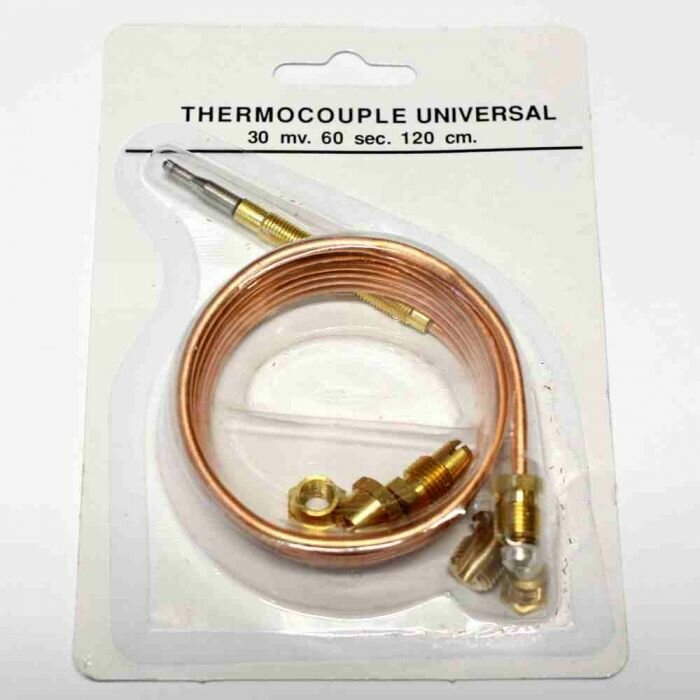 Термопара универсальная 120 см, 30 мВ, компл. гаек 5шт, w003