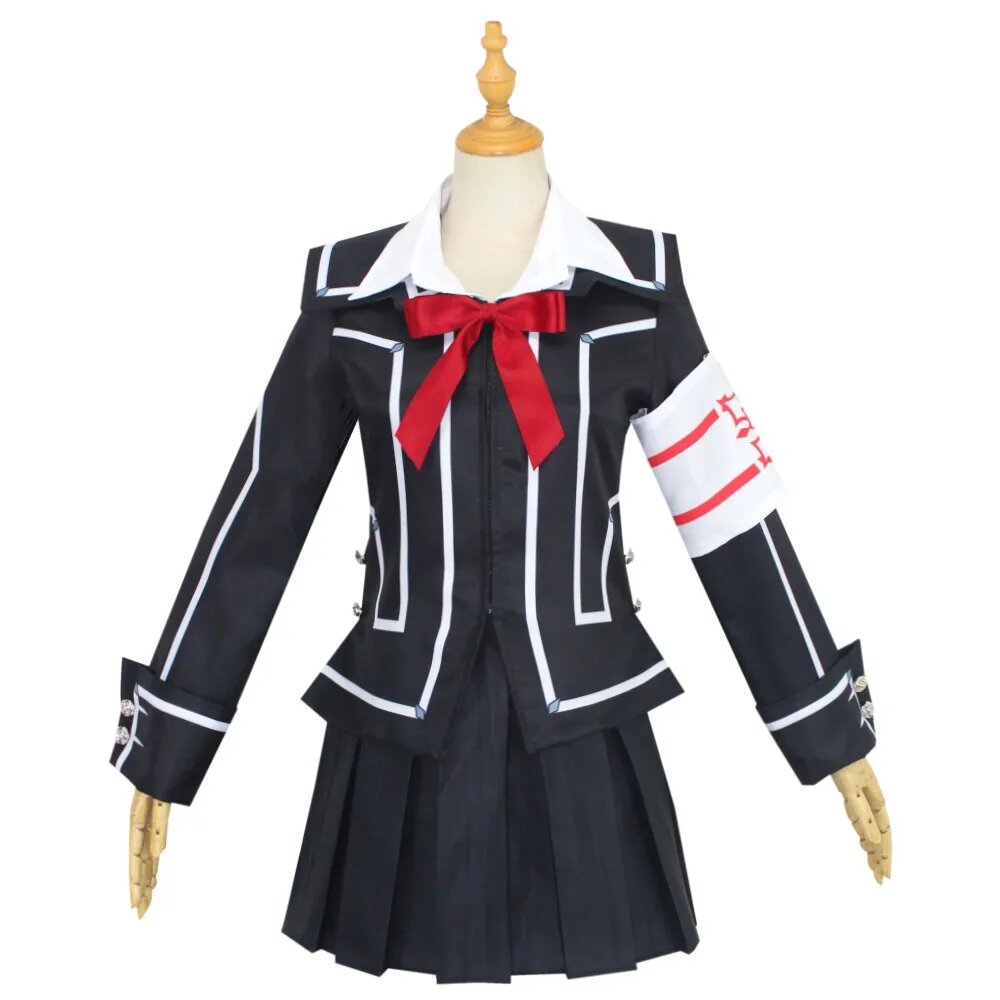 Аниме Рыцарь-вампир Кирю Зель Косплей Костюм Парик Британский стиль Черная школьная форма Пальто Рубашка Мужской карнавальный костюм на Хэллоуин