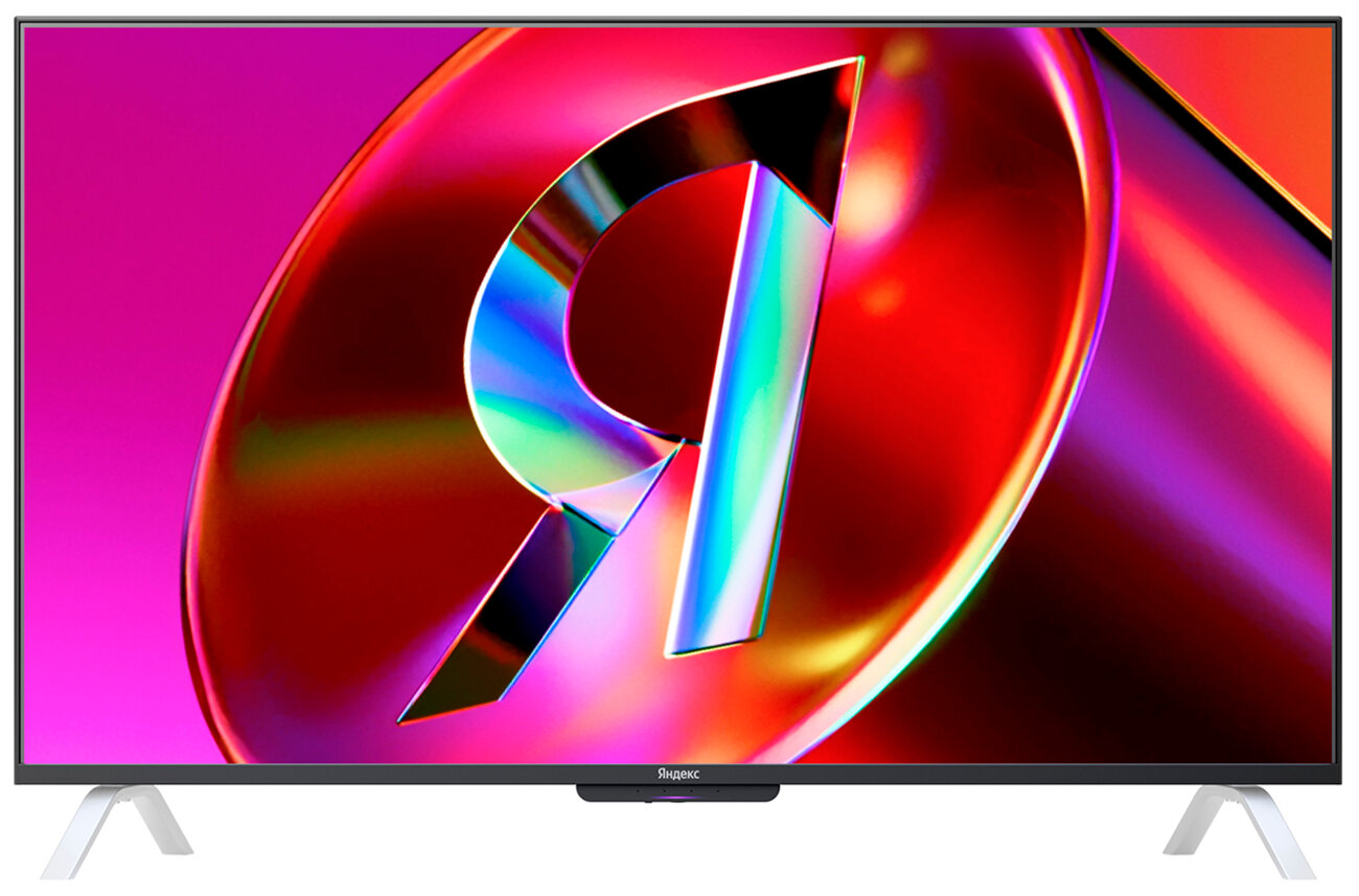 Телевизор Яндекс YNDX-00093, 43 дюйма, 4K Ultra HD, смарт ТВ, YаOS, черный