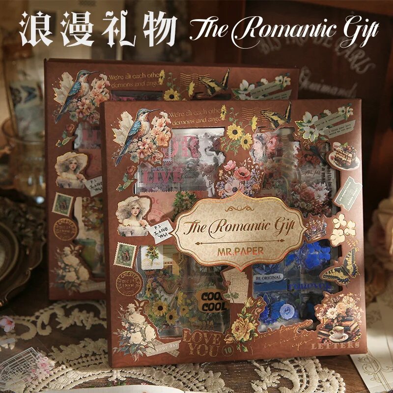 Наклейки Mr. Paper "The Romantic Gift", S21769-1, 100 шт.