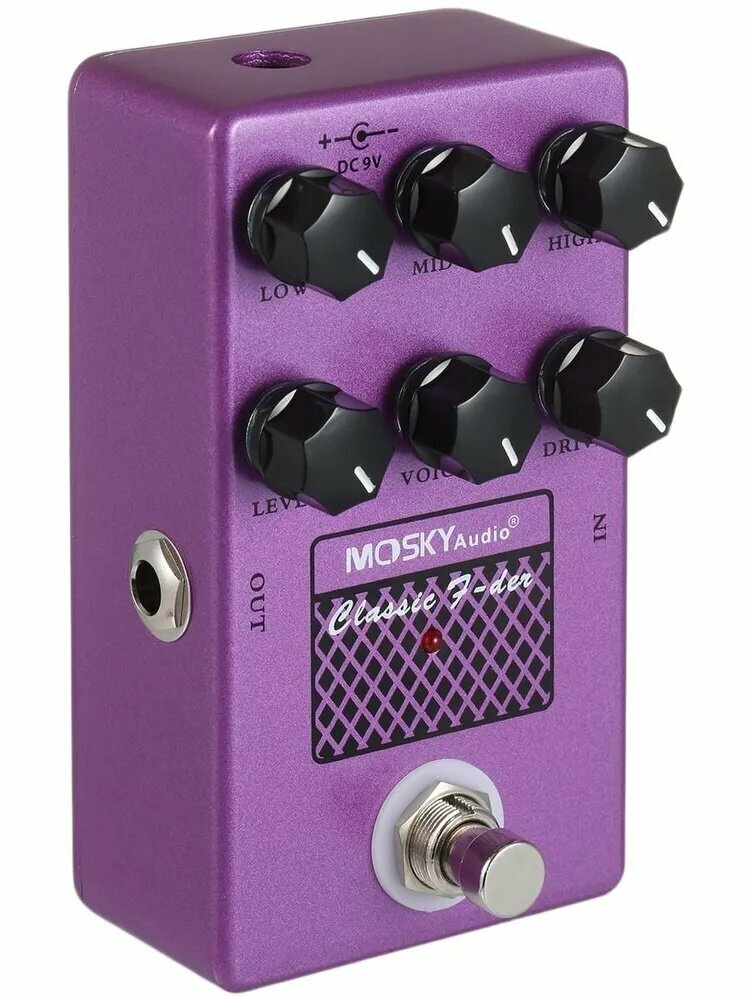 Эксклюзивные педали эффектов MOSKYaudio FDER для гитары и баса от Goolrc