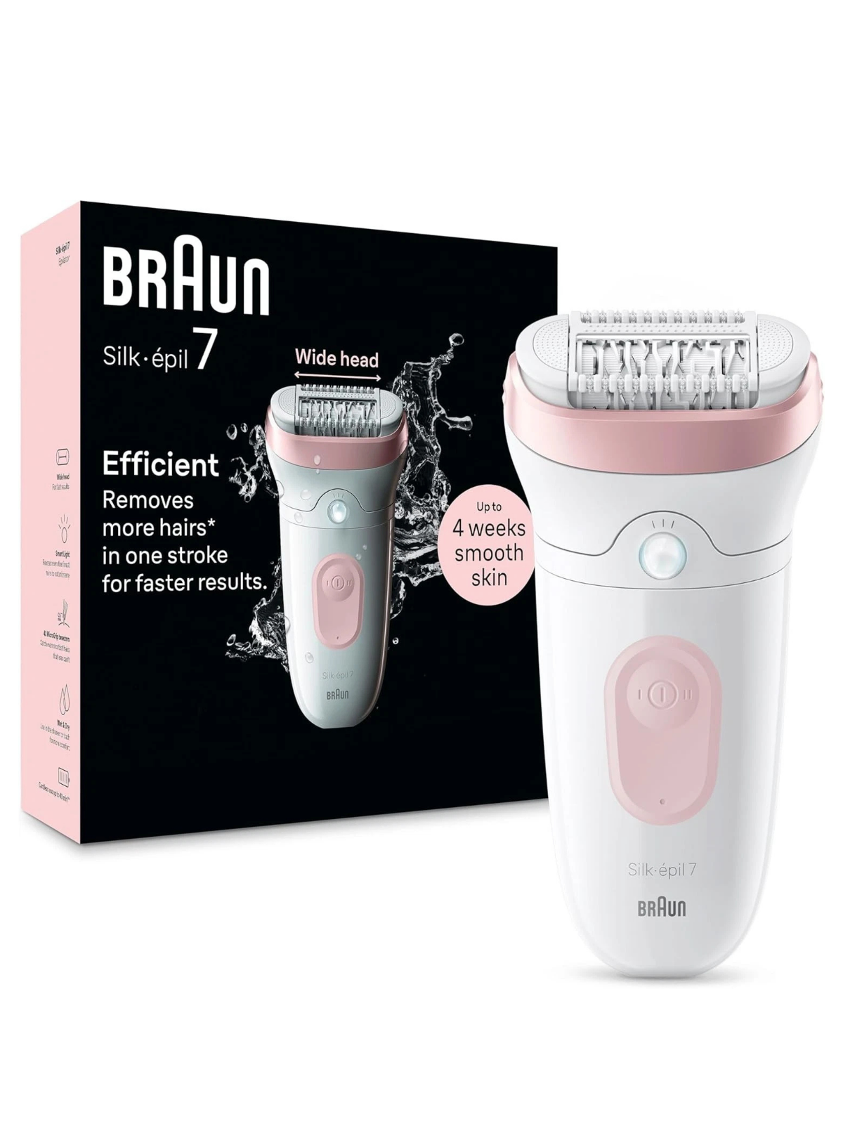 Эпилятор Philips Braun S7, 2 скорости, плавающая головка, питание от сети