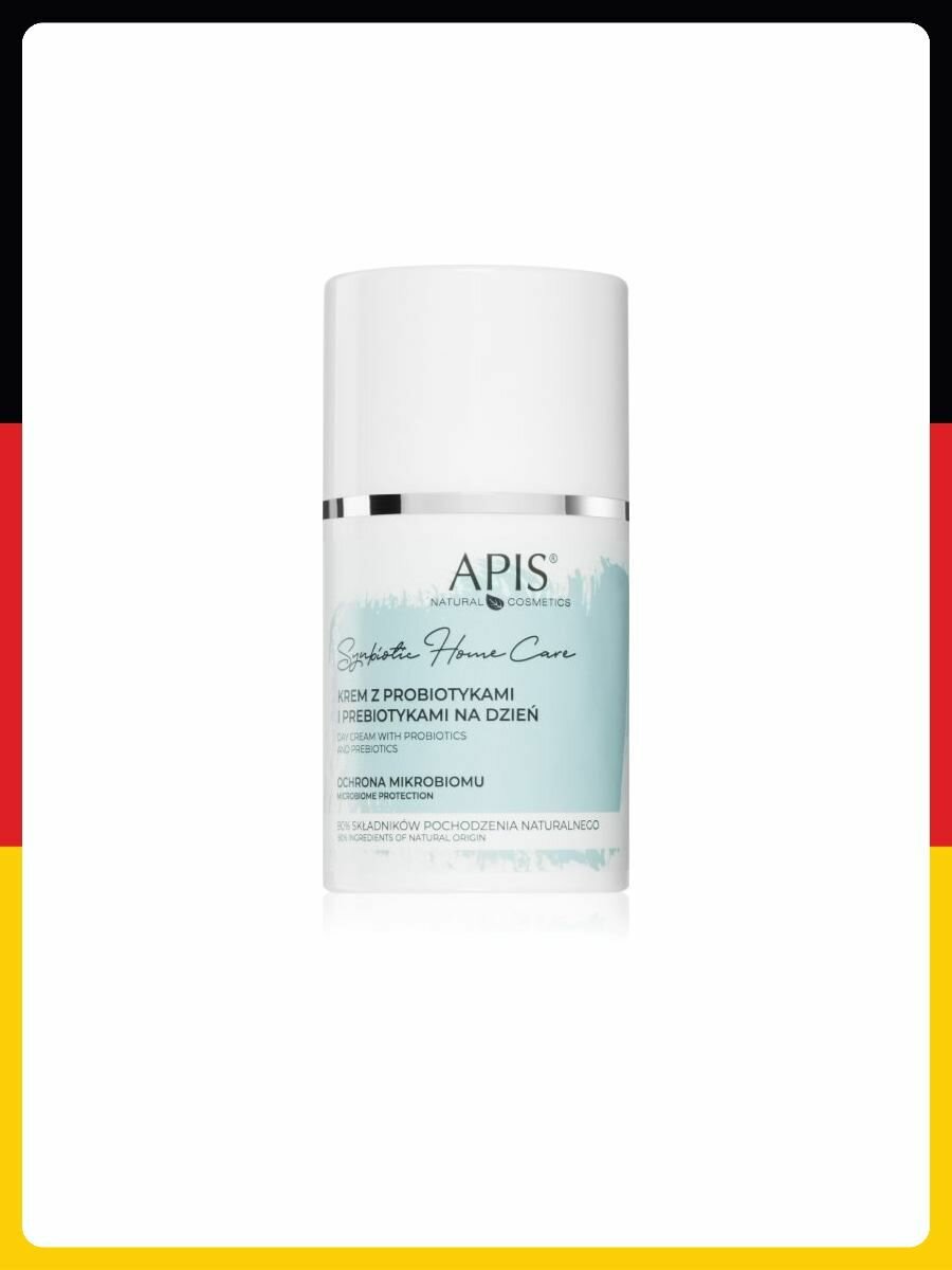 Крем для ухода за кожей Apis Natural Cosmetics Synbiotic Home Care Moisturizing Day Cream with Nourishing Effects with Prebiotics, 50 мл