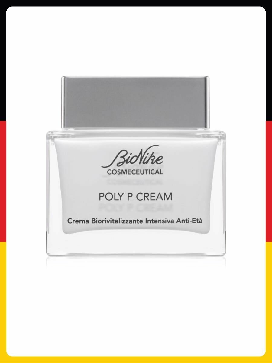 Крем для ухода за кожей BioNike Cosmeceutical POLY P CREAM revitalizing anti-aging care complex, 50 мл