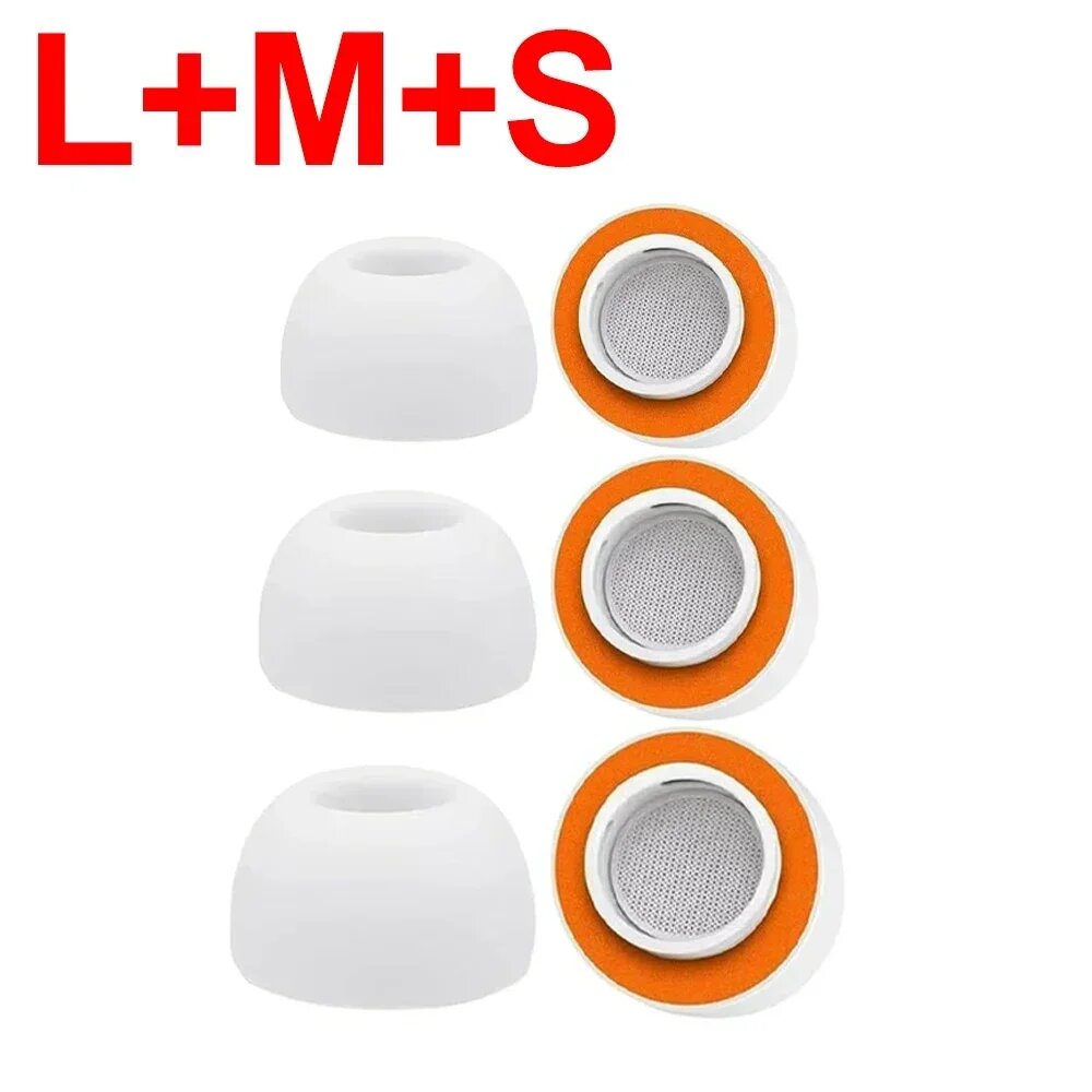 Сменные амбушюры BAPPSUS для AirPods Pro 3 из пены с эффектом памяти 3Pairs, Mixed