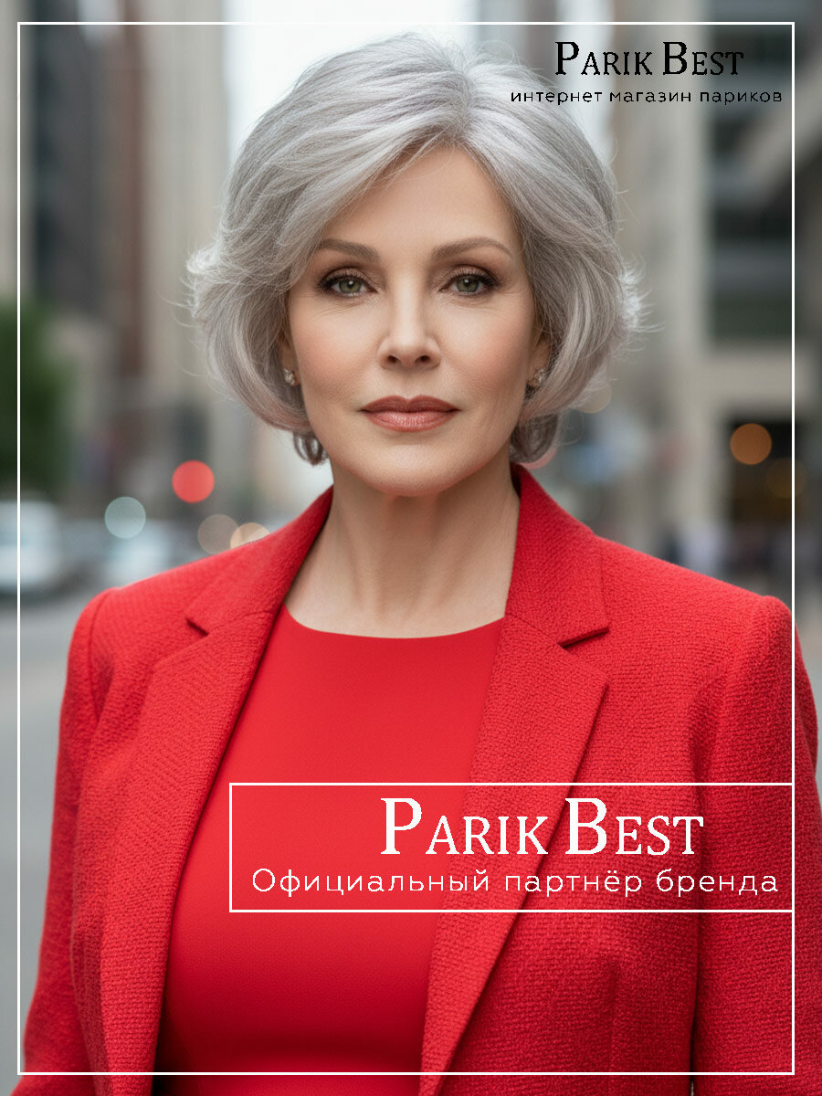 Парик Ellen Wille, модель Wide, цвет silver grey, термоволокно. — фото 1