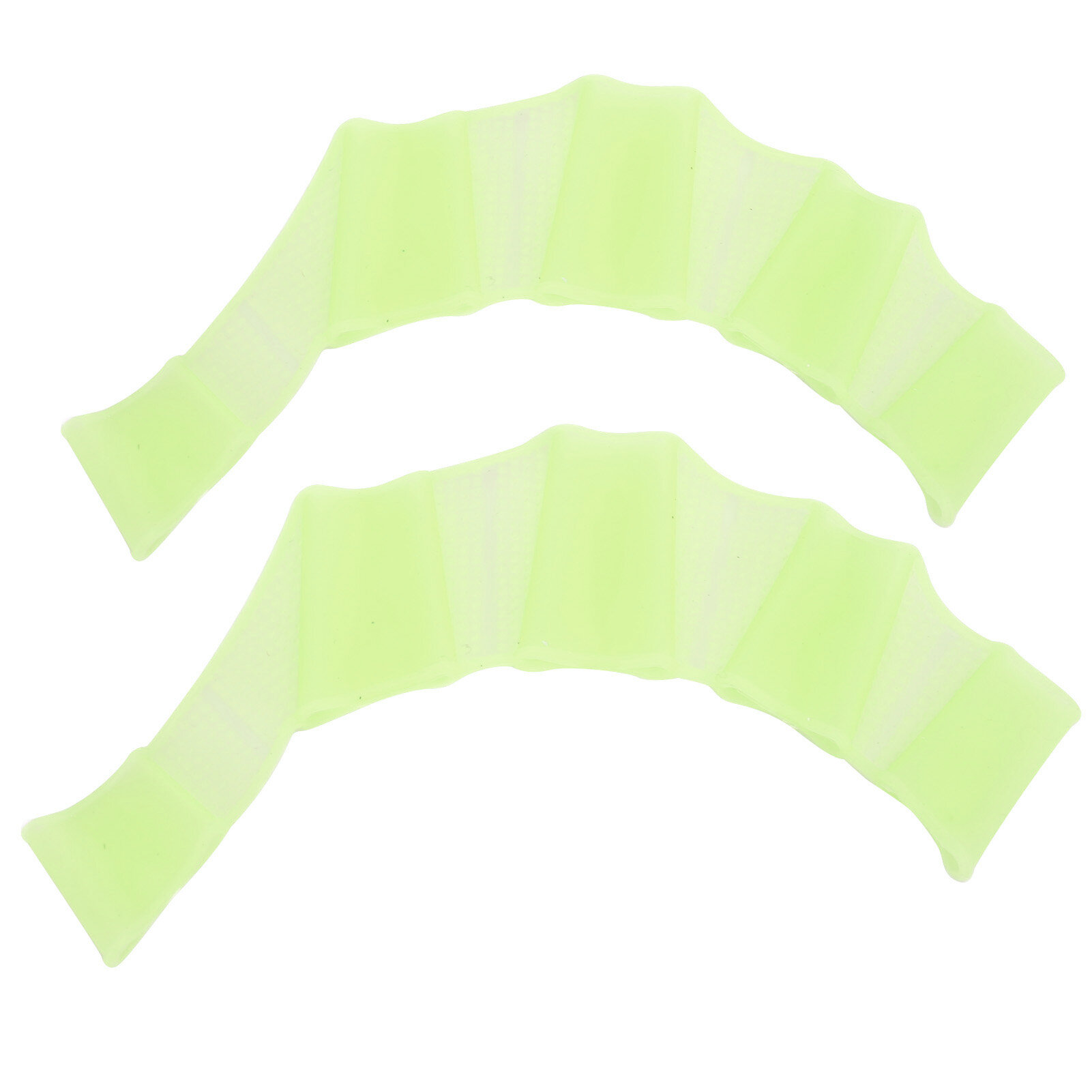 1 пара наручников для плавания, ласты, силиконовые перчатки для плавания на пальцах, перепончатые перчатки для плавания на ладони, зеленый цвет M