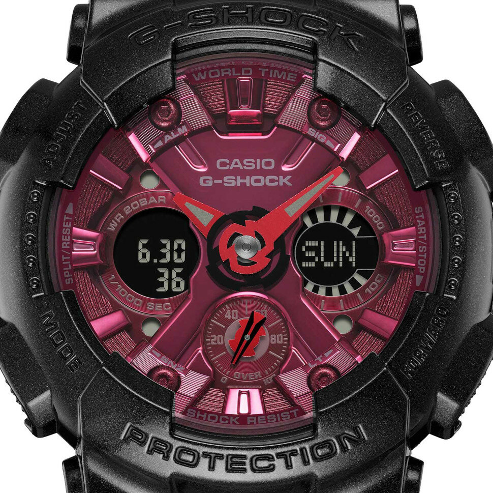 Наручные часы CASIO, черный/розовый — фото 1