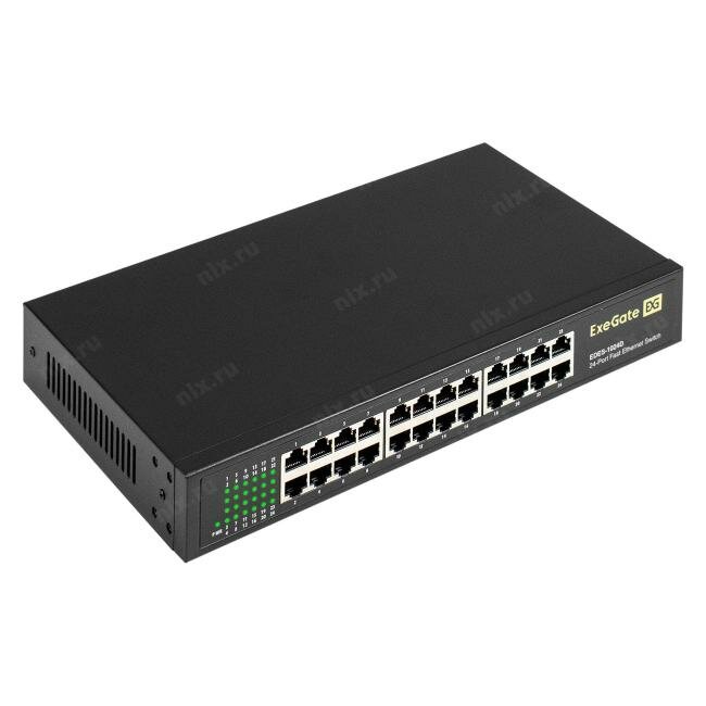 ExeGate 24-port Fast E-net Switch (24UTP 100Mbps)