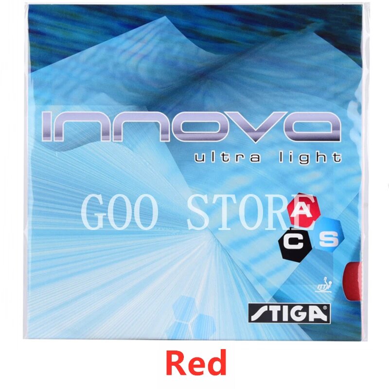 STIGA Inova Ultra Light Red, губка для настольного тенниса