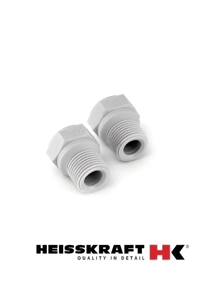 Пробка Heisskraft с резьбой 1/2" с наружной резьбой (комплект 5 шт.)