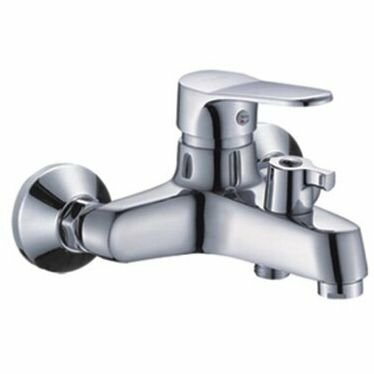 Смеситель для ванны Potato хром однорычажный короткий излив монтаж на борт ванны