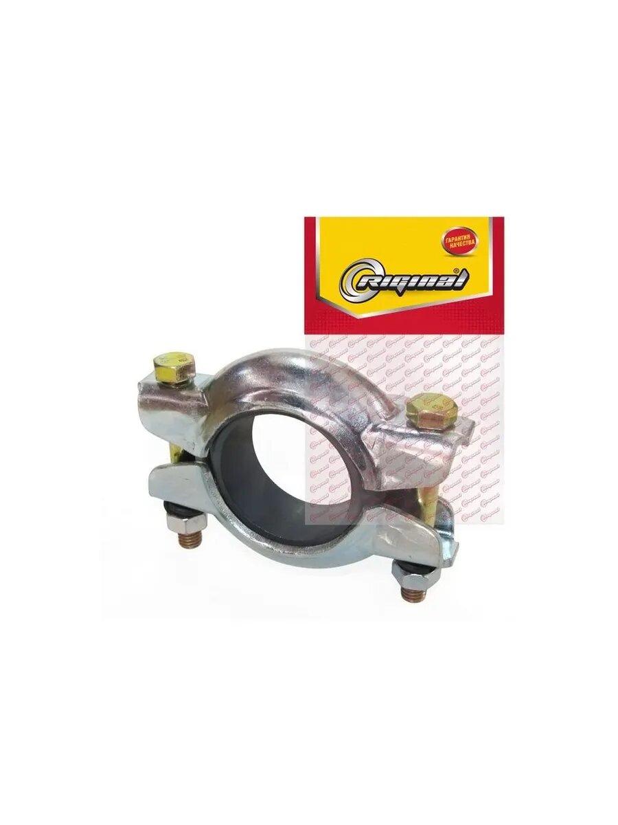 Хомут глушителя Riginal для а/м ВАЗ-2108-2110 в сборе с кольцом, наружный диаметр 54 мм.