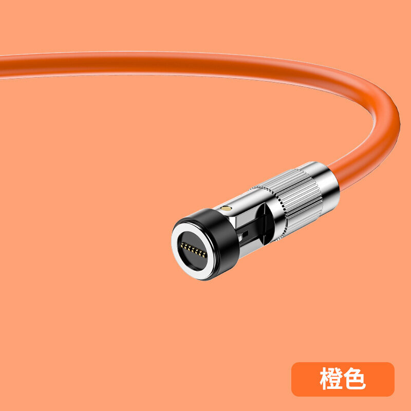 Цинковый сплав магнитный кабель для передачи данных 540 градусов вращающийся провод typec кабель для зарядки подходит