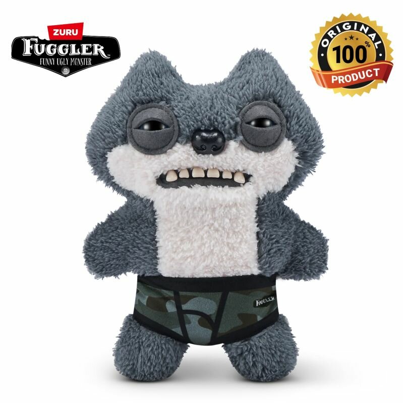 Fuggler FUGGLER Мягкая игрушка FUGGLER Серая подозрительная белка - 15723R