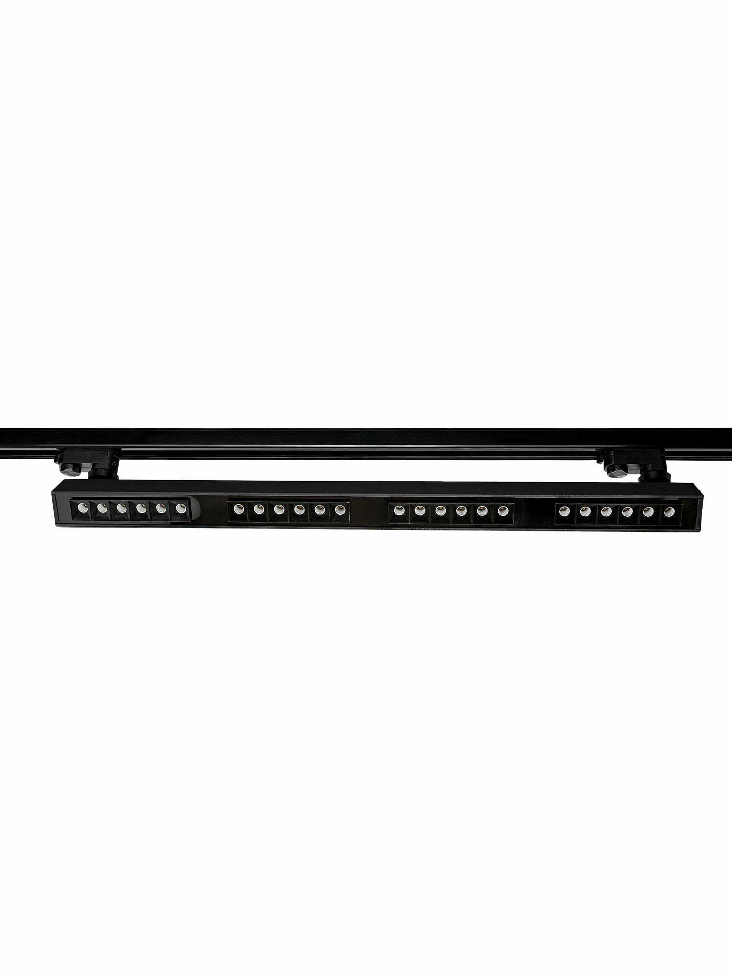 Трековый светильник B&W-12М-836-220V-40W-4K-12º-T3F-B, 40 Вт, IP20, 4320 lm, 12º, 4000К, 3-х фазный, черный муар
