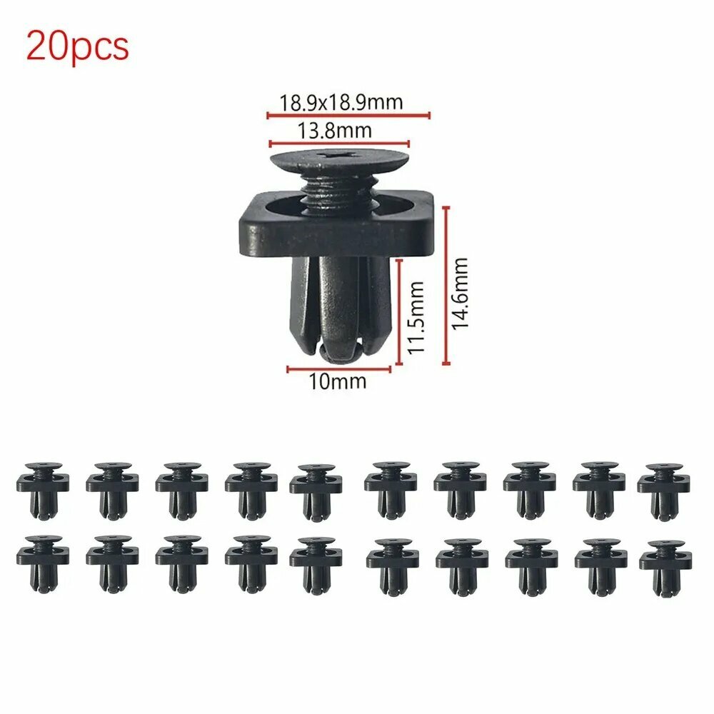 20x зажим для брызговика 91514-TG1-T01 для Honda, HRV, Accord, Odyssey, CRV