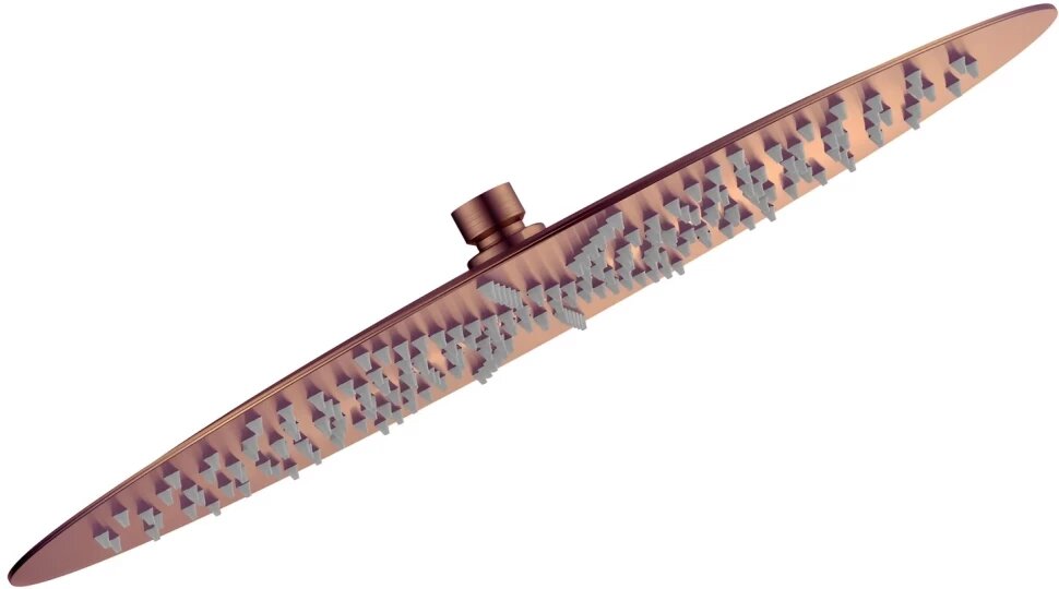Верхний душ AQUAme AQM8606BC 400 мм, медь матовая