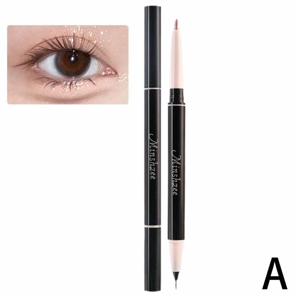 Водонепроницаемый, устойчивый к поту и размазыванию карандаш для устранения мешков под глазами 2 в 1