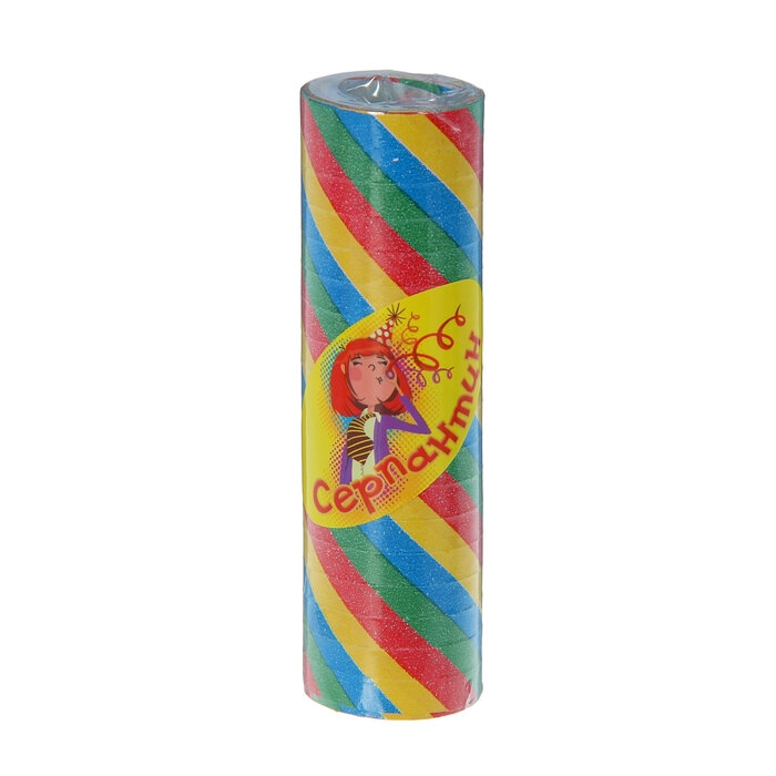 Серпантин "Радуга" диагональ (набор 18 катушек)