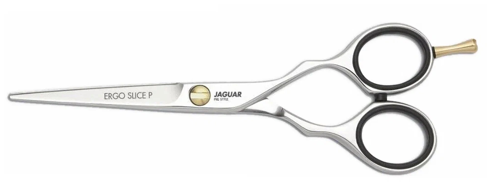 Ножницы Jaguar Pre Style Ergo Slice P, для стрижки волос, с упором, серебристые